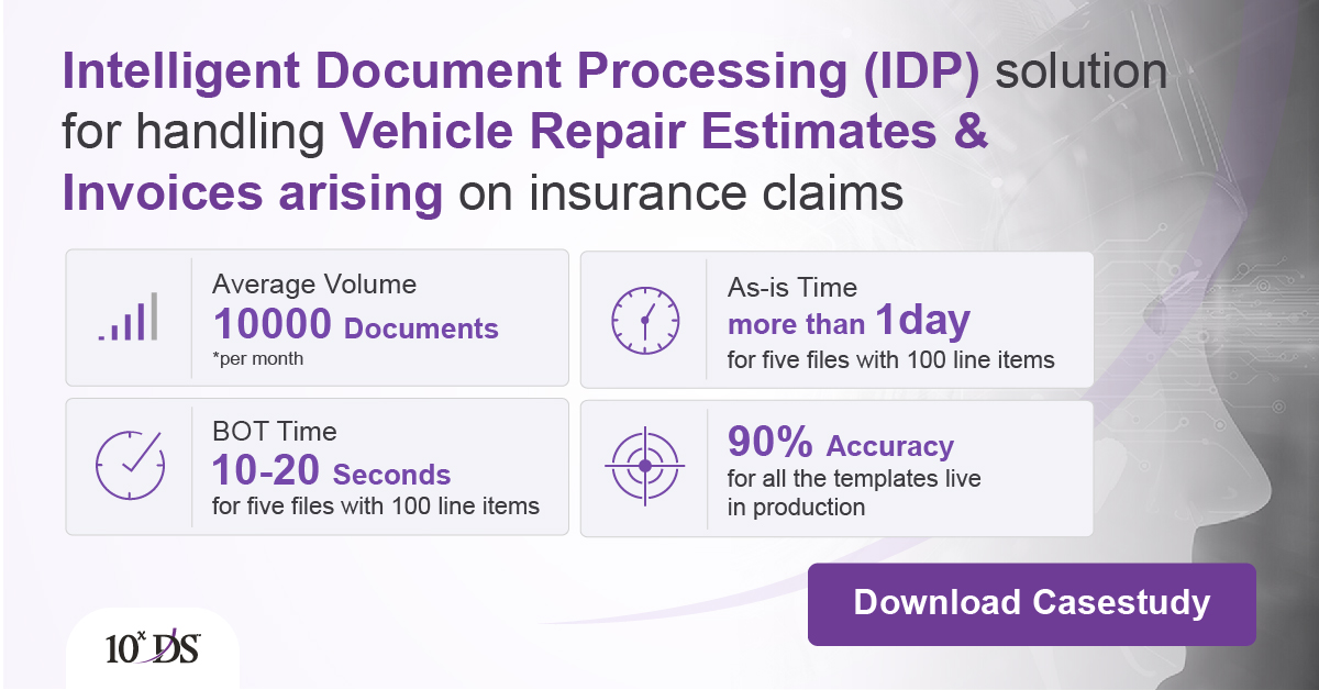 Intelligent Document Processing for insurance firm-Casestudy