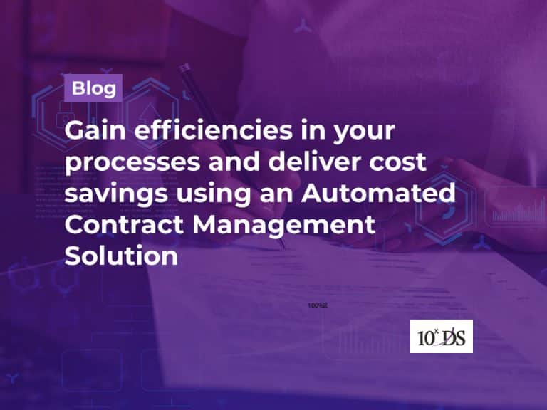 Automated Contract Management Solution for better efficiency